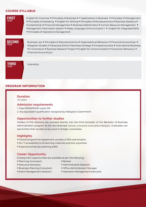 Diploma in Business Administration – Corridor Training & Consultancy (CTC)